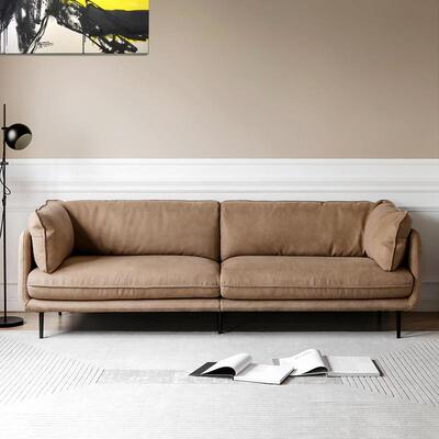 北欧表情NORHOR沙发客厅小户型布艺奶油风直排复中古极简复古风