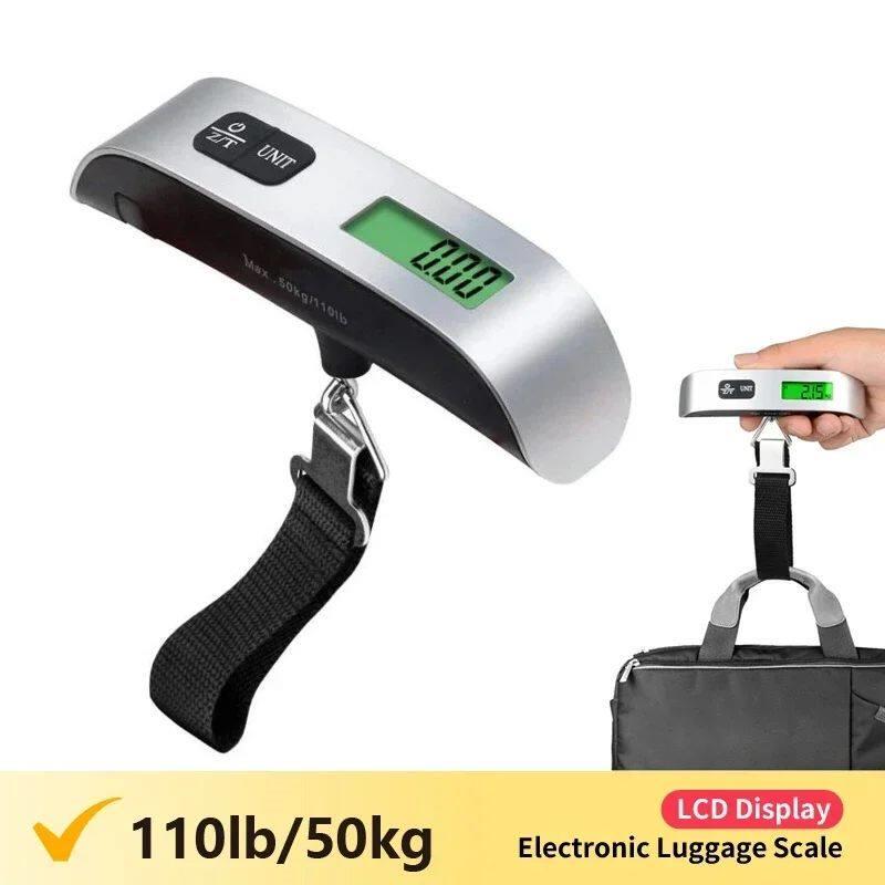 便携式秤数字液晶显示器110lb/50kg电子秤