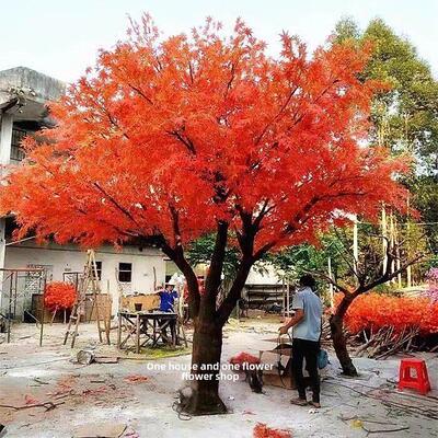 模拟枫叶树、假红枫树、落地客厅装饰、假花树、田园假树、大型绿