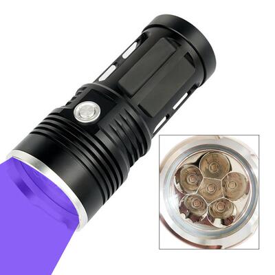 60W紫光灯大功率395nm强紫外线工业级专业检测固化UV灯手电筒