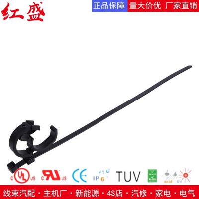 带管夹的分体式固定扎带汽车扎带156-02602/T120RIAHC3T