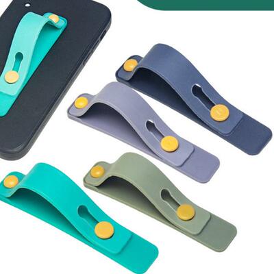 Paste-type mobile phone case with a push-pull stand, extenda