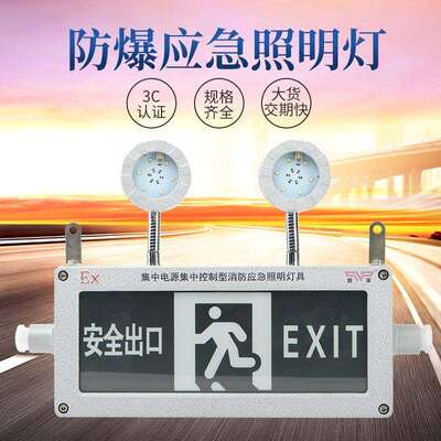 防爆应急灯led照明灯隔爆型BCJ双头疏散标志多功能安全出口指示灯