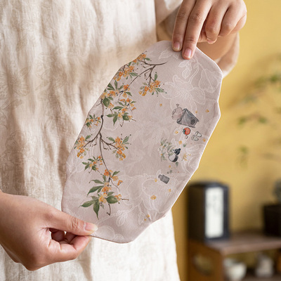 桂花小号席新禅意防水整套茶具