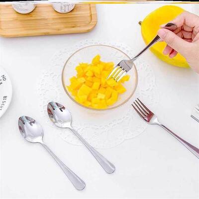 StainlessSteel Knife and Fork Set Small Spoon便携式刀叉套装