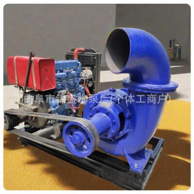 四轮拖拉口机悬挂JS-200式10寸抽水流泵全铜式电机排水机大径卧混