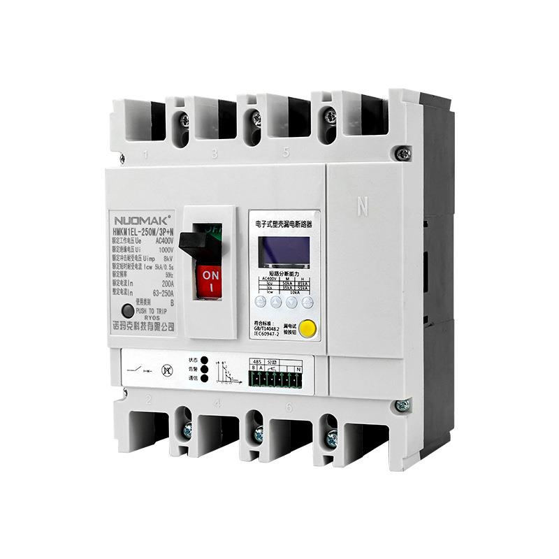 低压智能开关断路器 ML 塑壳漏电 CM1L-225 2P 125A 过载脱扣