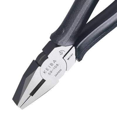 日本进口马牌钢丝钳电工钳SR-108老虎钳平嘴钳斜嘴钳