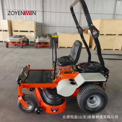 园林ZY-48绿化球场公园62寸零转座驾式草骑坪坐式车汽弯油割草机