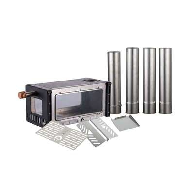 新上市双侧窗迷你炉子野外camping帐篷炉户外野餐mini柴火炉