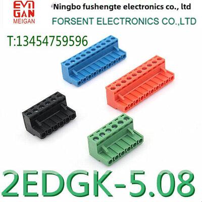 空气对接2Edgk插件端子座5.08Mmpcb连接器2P3P4P5P6P8P12P铜