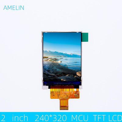2寸TFT LCD屏 IPS型液晶模块240x320可带触摸屏MCU接口液晶模组