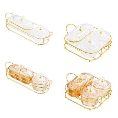 Dried Fruit Snack Serving Plate Food Storage Box Candy Dish