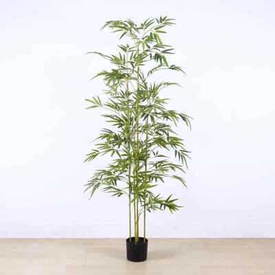 境胶仿真竹子栽Arjw0186tif跨i盆cialbamboo塑杆可拆装人造竹子绿