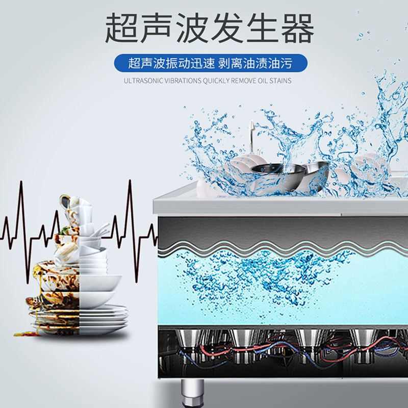 尚厨洗碗机商用超声波大型全自动饭店食堂大容量台式刷洗碗机