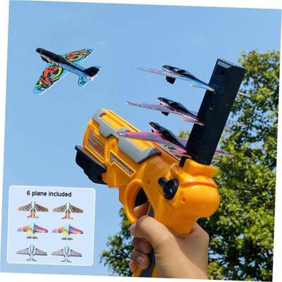 Launcher Toys for Kids Bubble Catapult With 6 Small Plane 1