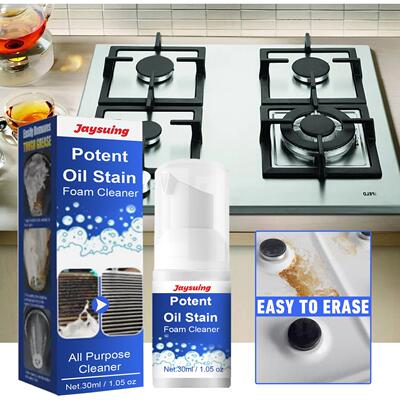 Jaysuing Kitchen Grease Foam Cleaner for Stove and Range Hoo