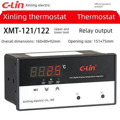 Xinling Xmt-121/122上下限位温控仪温控器输入信号K/E/Pt100/Cu5