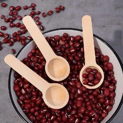 30/10PCS Nature Wooden Cooking Spoons Tool Scoop Salt