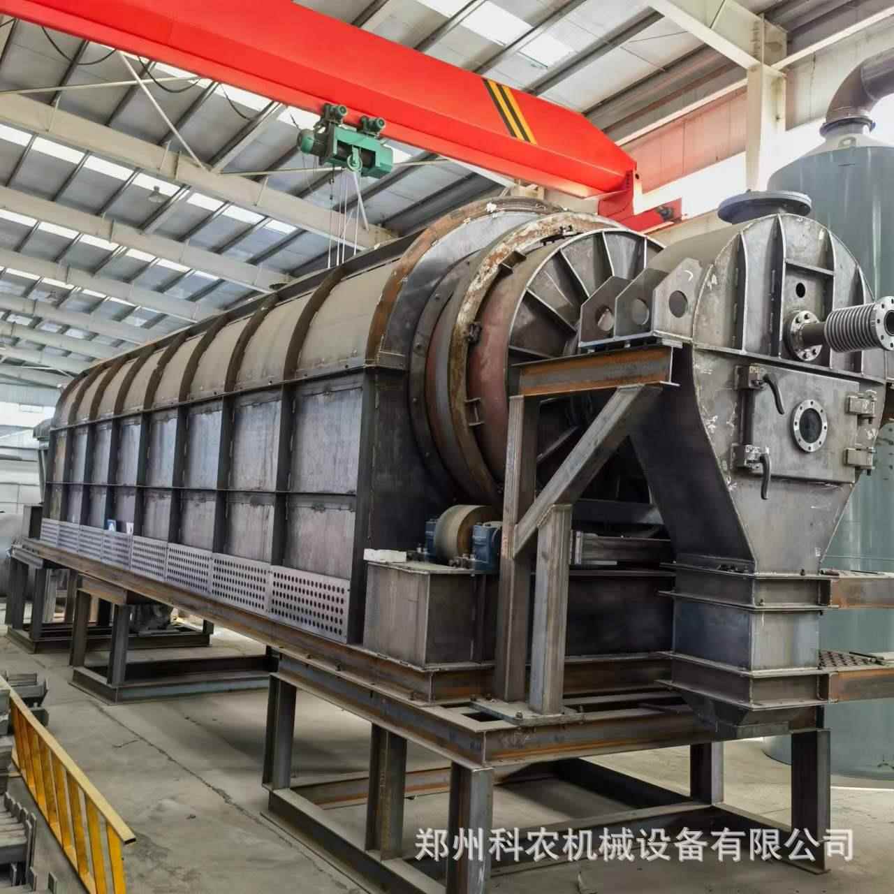 时产1吨易拉罐碳化处理设备 铝合金薄膜除油分层炭化炉生产线