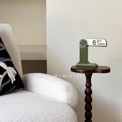 Homeside 中古万年历ins包豪斯风格桌面日历翻页桌历创意办公摆件