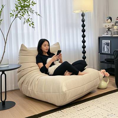 发毛毛虫懒人沙发用客厅家阳台单人IEH沙椅可躺可睡懒榻榻米人窝