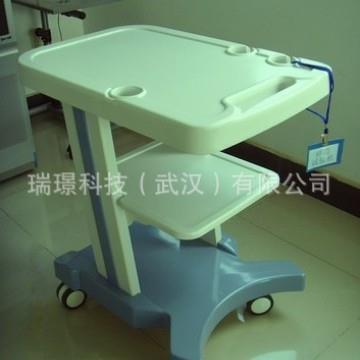 超声台车，塑料仪器推车，可拆卸B超小推车ABS板
