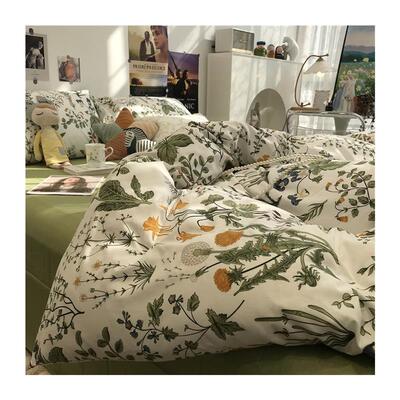 4pc bedsheet set bed sheet quilt blanket duvet cover sets