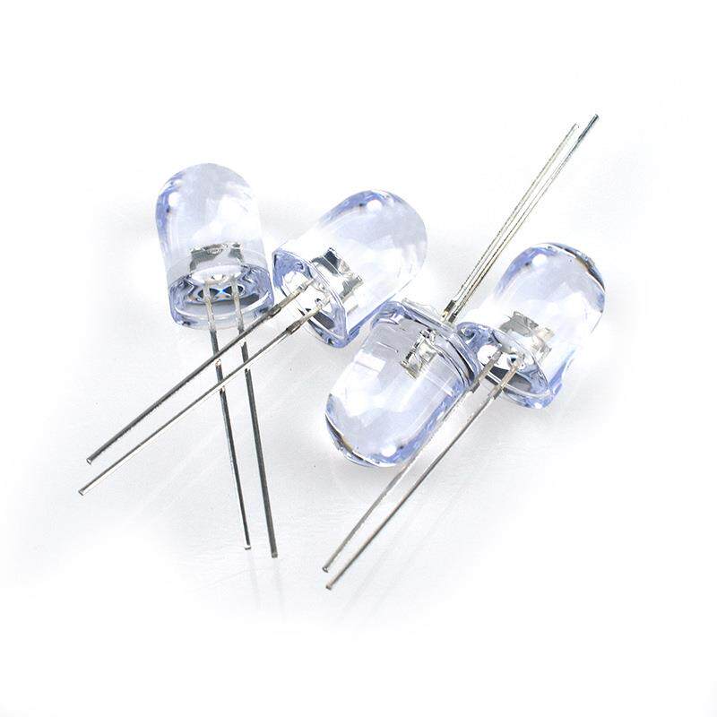 8MM圆头0.5W短脚led发光二级管 f8圆头红蓝绿黄白光0.5w直插灯珠