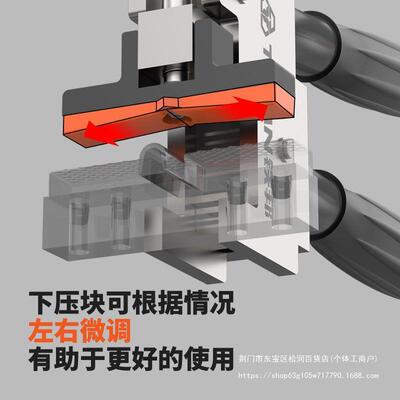 铁手邦重型功多能大力钳握式瓷砖BFX板大砖分段钳子岩瓷砖开界器