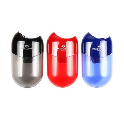 1PC Faber Castell迷你套筒卷笔刀双孔w