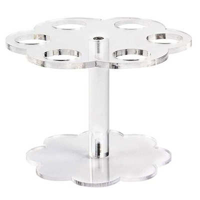 6孔透明冰淇淋展示架有机玻璃展示架脆皮筒支架蛋筒架甜筒架Stand