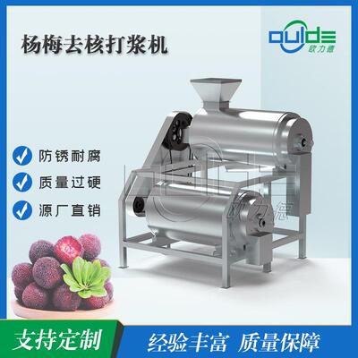 工厂直供MDJ2系列不锈钢工业杨梅去核出浆快双道打浆设备