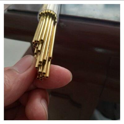 新款直销口罩打孔机细孔放电穿孔机用 H62毛细黄铜管0.2*200 电极