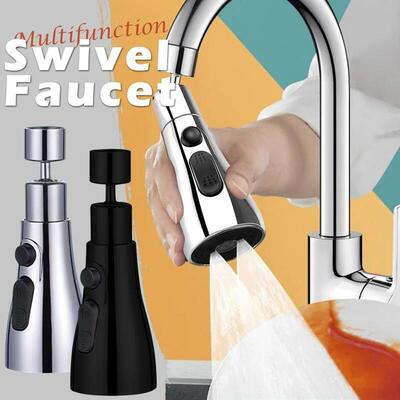 Universal 360° Rotate Kitchen Faucet Extender Aerator Plast