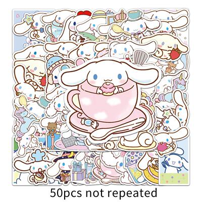 10/50/100pcs Sanrio Cartoon Cinnamoroll Dog Stickers For Lap