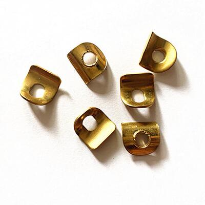 自行车座管夹垫片 管夹修补件 快拆小配件黄铜