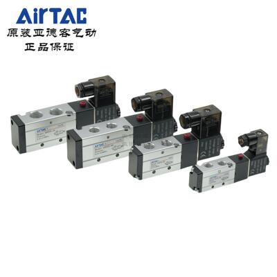 AirTAC原装亚德客电磁阀木工纺织4N110-06 4N210-08 4N310-10/08