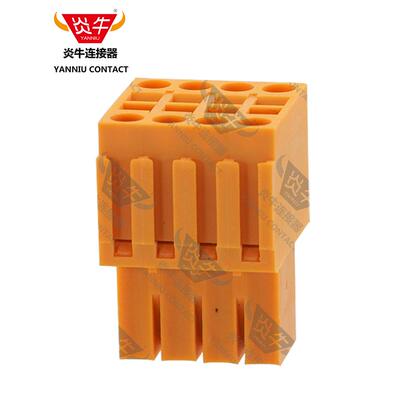 3.5mm炎牛魏德米勒款双层插拔式PCB接线端子YN2EDGKE/KF/B2L 3.50