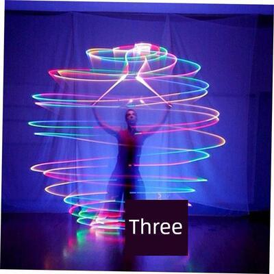 1PC LED POI Thrown Balls for Professional Belly Dance Level