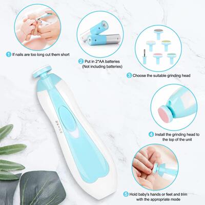 Multifunctional Electric Baby Nail Trimmer Baby Nail File Cl
