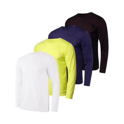 6 Men Slim Fitting Sleeve Unisex Clothes Dry Moisture