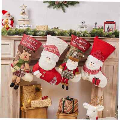 Christmas stockings Christmas Eve presents goody bag pendant