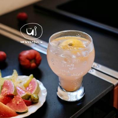 「rising with the bubbles」原创waterfall u啤酒杯大容量玻璃杯