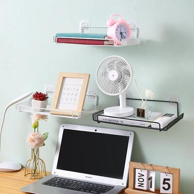 Wall-mounted storage shelf for router, set-top box, and TV;