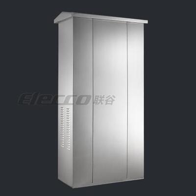 联谷不锈钢户外柜700*1700*370mm/落地动力柜IP55室外防水柜 B级