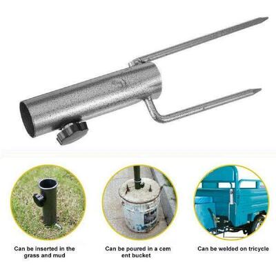 Fishing Parasol Umbrella Stand] Brolly Ground Spike Metal