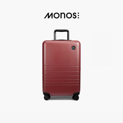 高档Monos摩纳世「Cla拿ss旅ic加大」行收纳箱高颜值拉杆箱20寸行