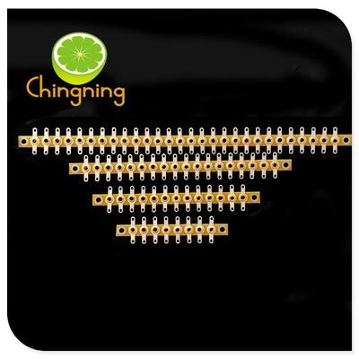 胆机搭棚条铜铆钉镀银焊片 搭棚架10 15 20 30位 焊片尺寸24X4