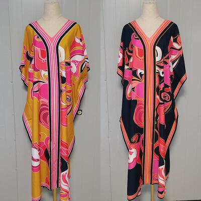 Women Plus Size Kaftan Dress Swimsuit Cover Up Caftan Maxi